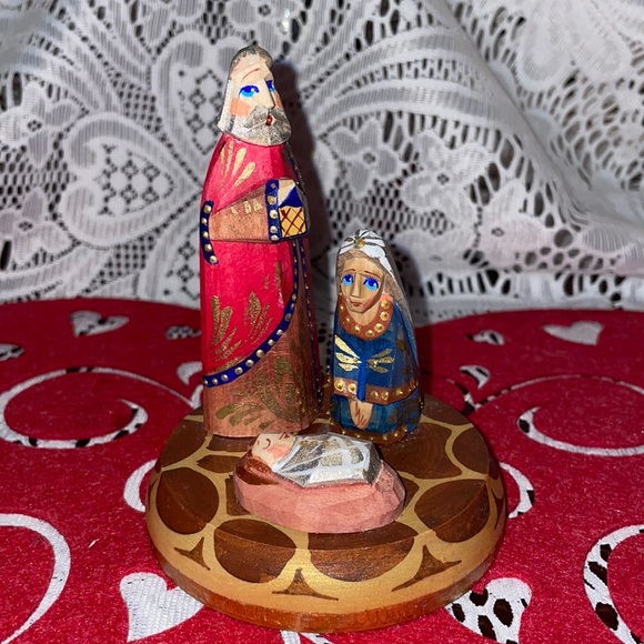 russian | Holiday | Russian Handpainted Wood Nativity | Poshmark